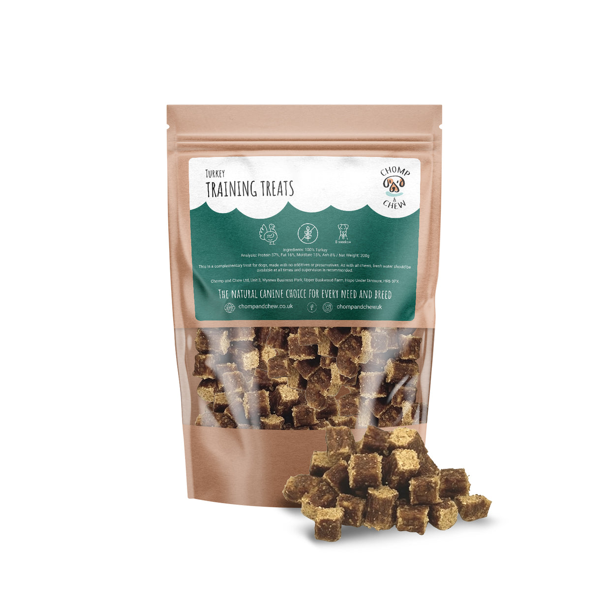 Training Treats TURKEY - Chomp & Chew